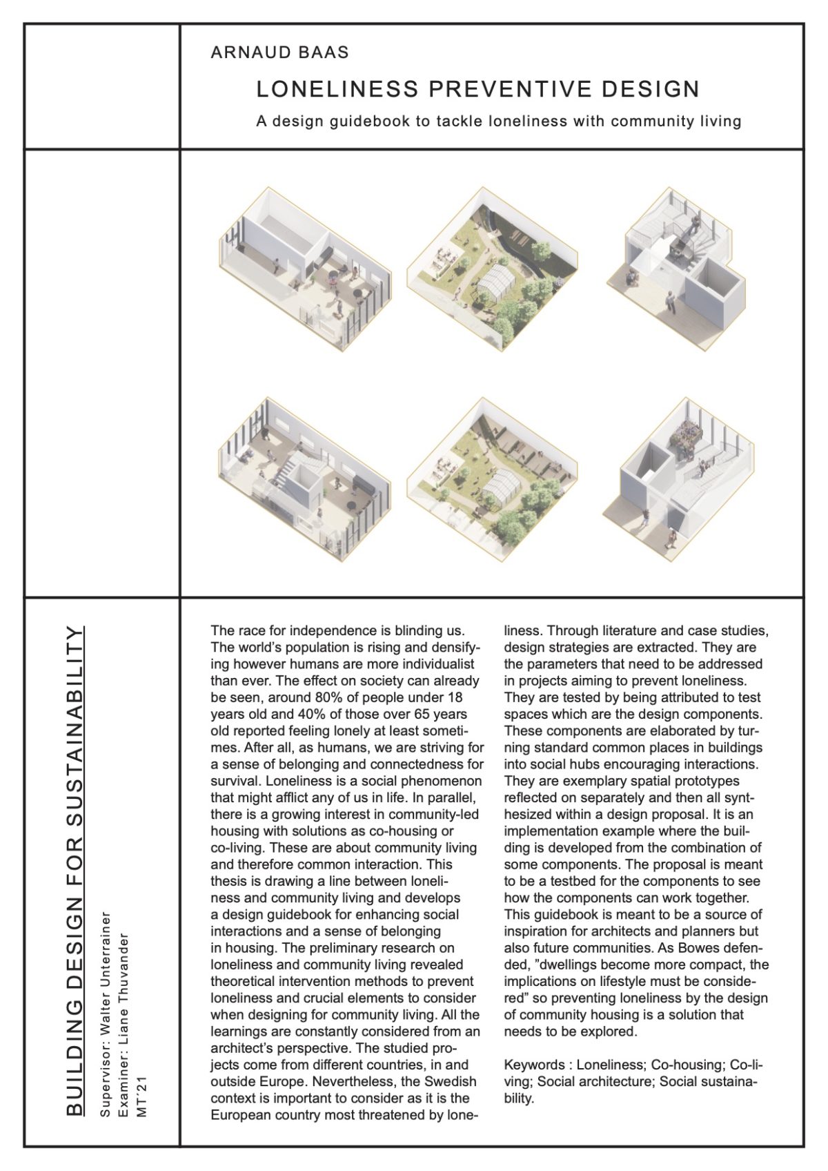 ABSTRACTS // MASTER´S THESIS 2021 - CHALMERS SCHOOL OF ARCHITECTURE