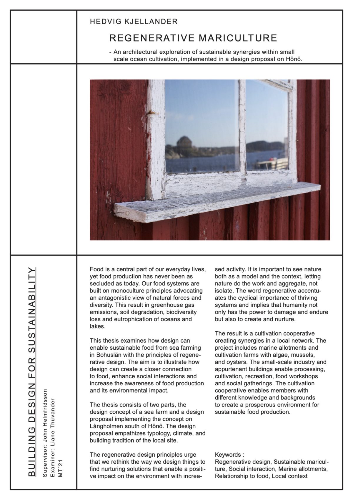 ABSTRACTS // MASTER´S THESIS 2021 - CHALMERS SCHOOL OF ARCHITECTURE