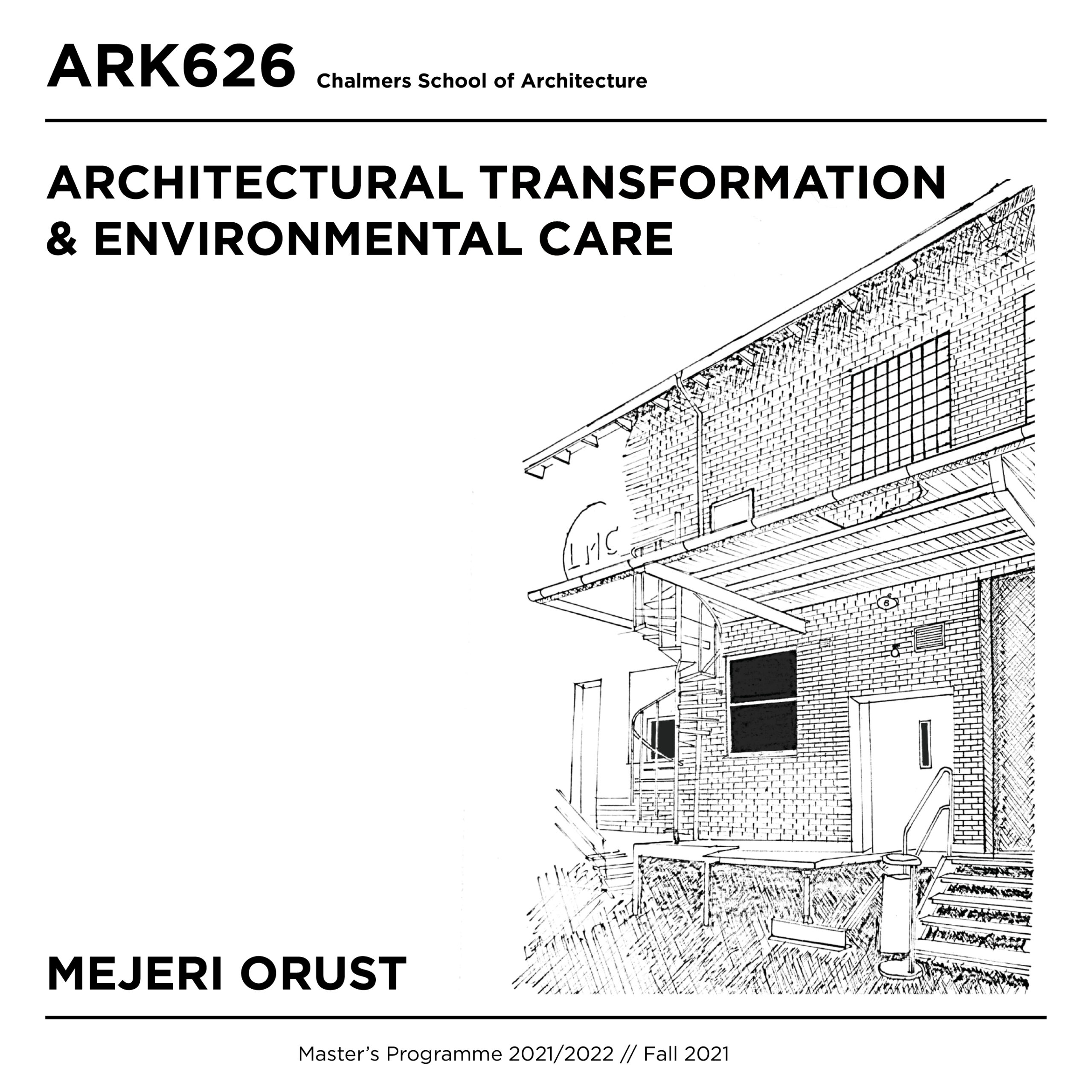- CHALMERS SCHOOL OF ARCHITECTURE